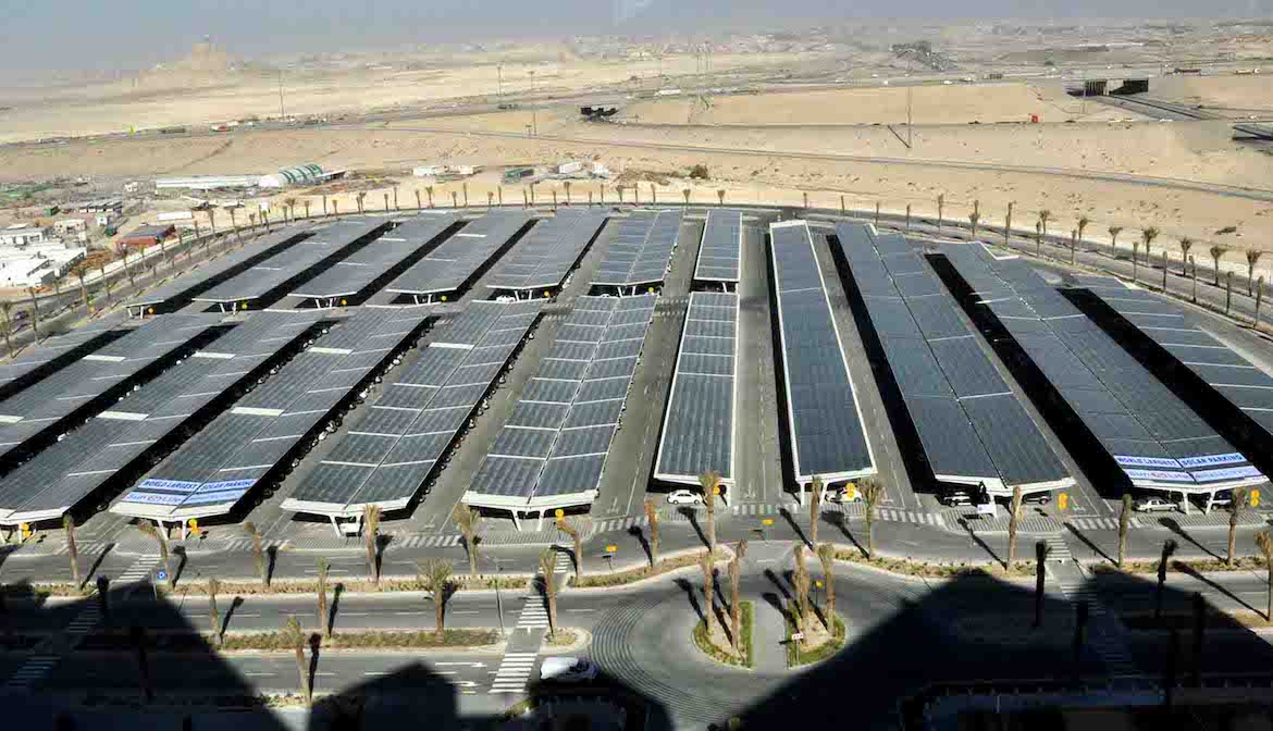 Solar Car Parking Shades Manufacturer & Supplier in Dubai UAE | Shades ...
